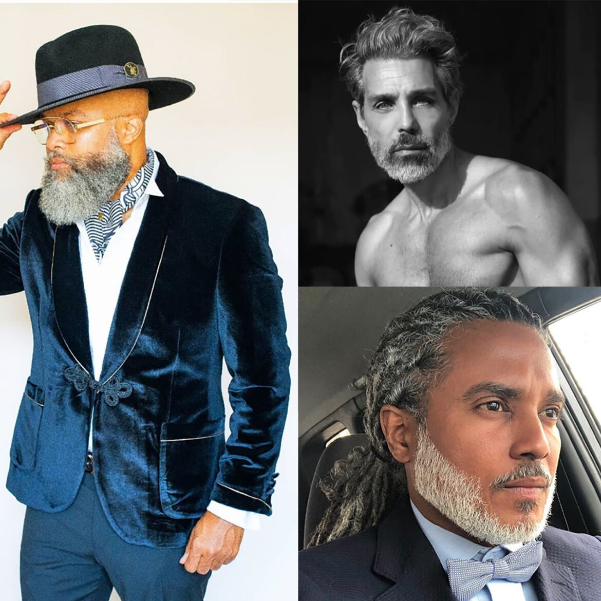The Silver Men | FlyGrannyBk | Embracing Gray, Aging with Style, Beauty ...